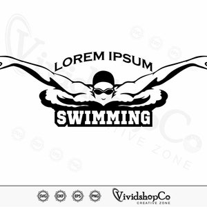 Swimmer Svg Swimming Svg Swim Svg Clipart Cut Files for - Etsy