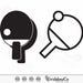 Ping Pong SVG, Ping Pong Paddle Svg, Table Tennis Racket Svg, Ping Pong ...