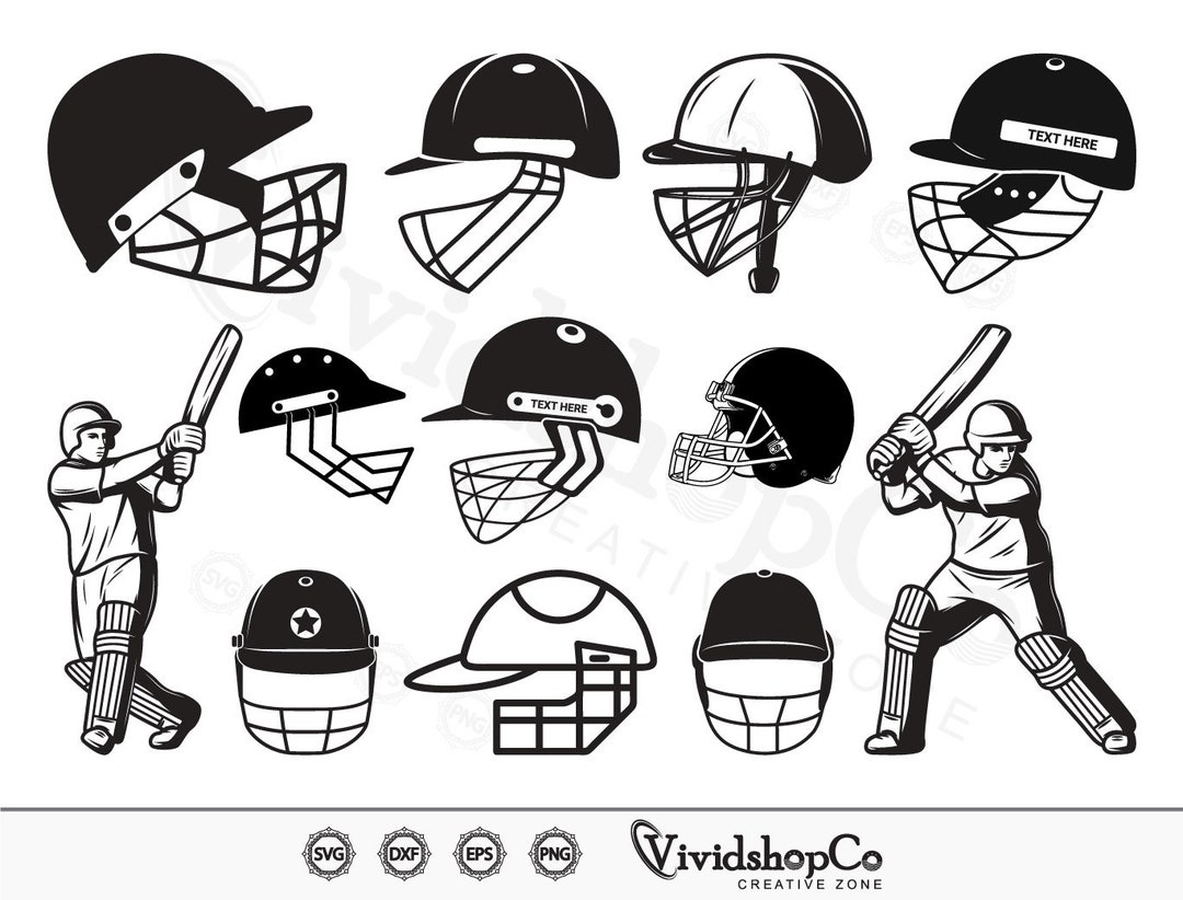 Cricket Helmet SVG, Helmet Svg, Cricket Svg, Sport Svg, Clipart, Cut ...