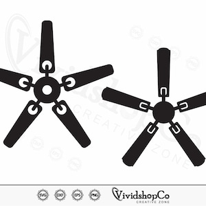 Ceiling Fan SVG, Ceiling Svg, Fan Svg, Ceiling Fan Outline, Clipart ...