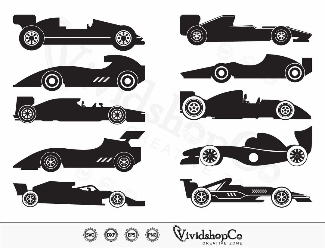 Race Car SVG, Racing Car Svg, Sports Car Svg, Car Racing Svg, Clipart ...