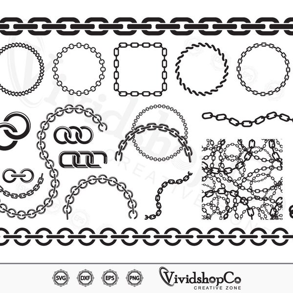 Chain Link Print - Etsy