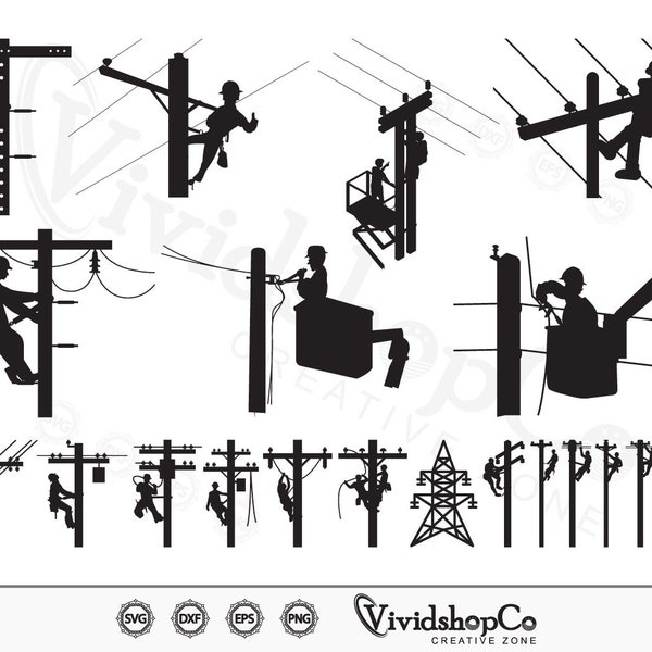 Lineman Svg Files - Etsy