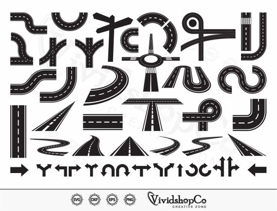 Gebogen Weg Clipart Oneindige Gebogen Weg Op Transparante Achtergrond