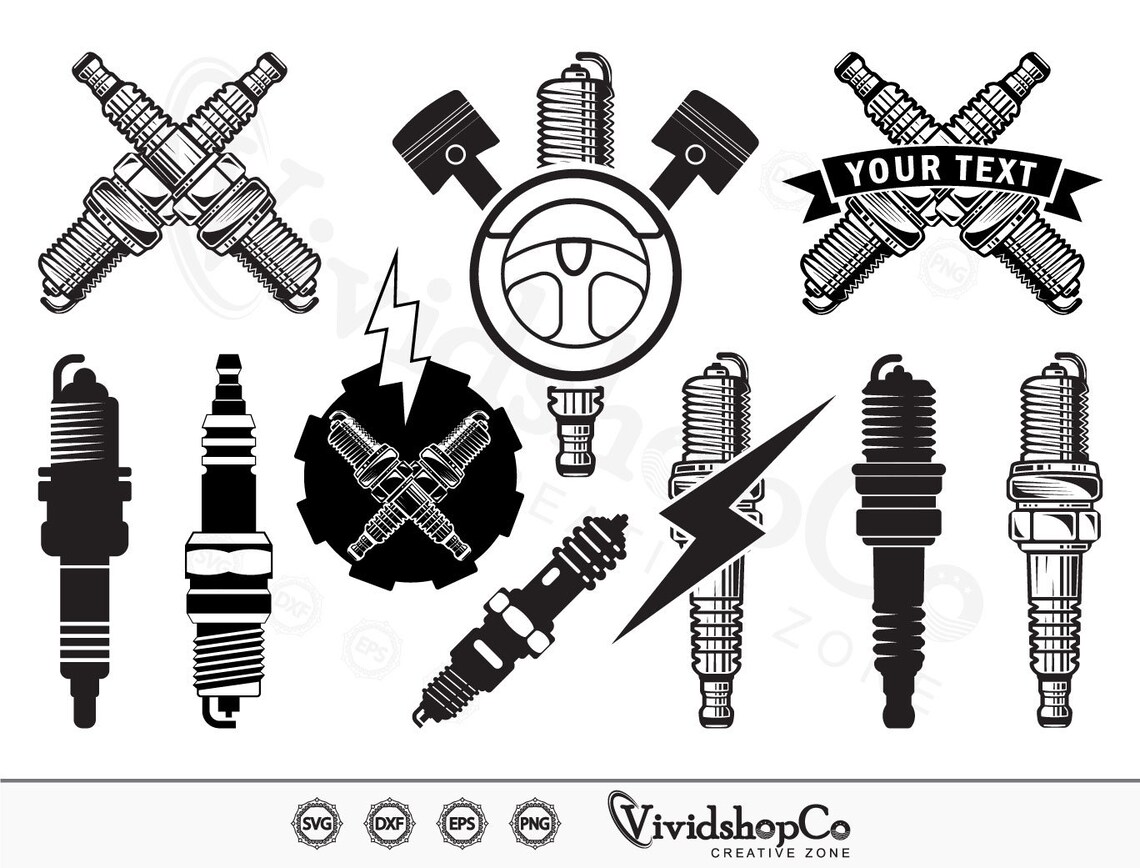 Spark Plug SVG Mechanic Svg Motorcycle Repair Svg Car - Etsy