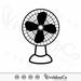 Table Fan SVG, Fan Svg, Electric Fan Svg, Clipart, Cut Files for ...