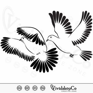 Taube svg, Peace svg, fliegender Vogel svg, Taube svg, Vogel svg ...