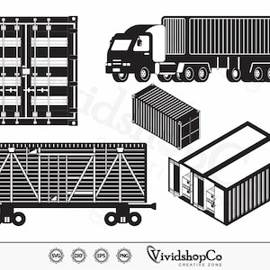Shipping Container Svg, Shipping Svg, Container Svg, Shipping Container ...