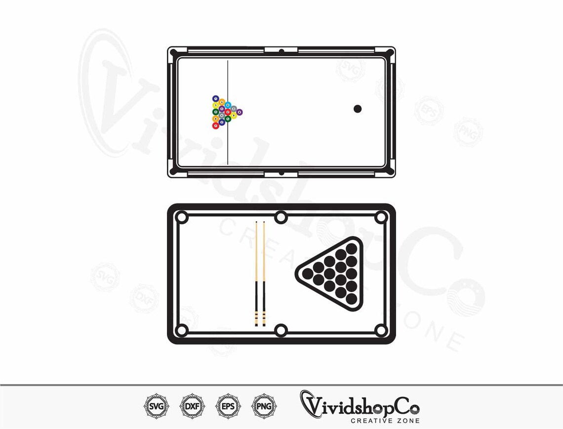 Billiard SVG, Snooker Svg, Pool Svg, Billiards Clipart, Files for ...