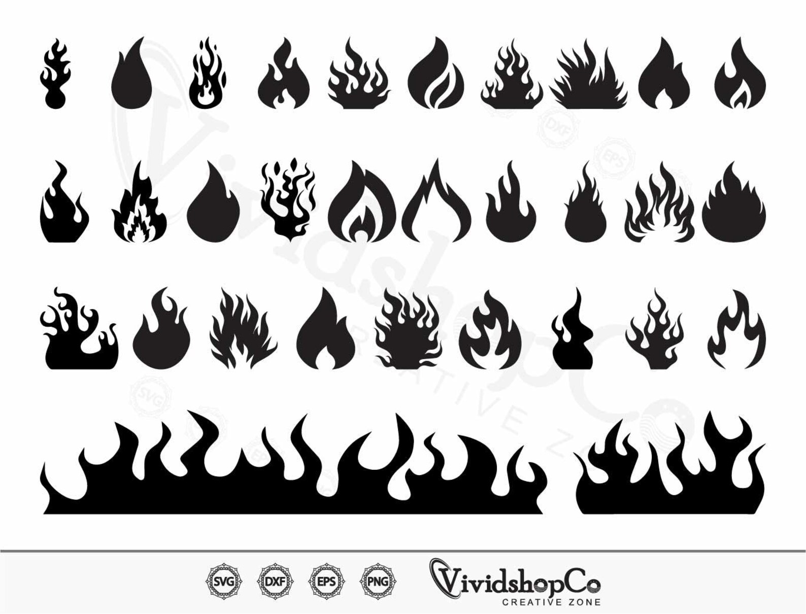 Fire Svg, Fire Flame Svg, Flame Svg, Fire Clipart, Fire Cut Files for ...
