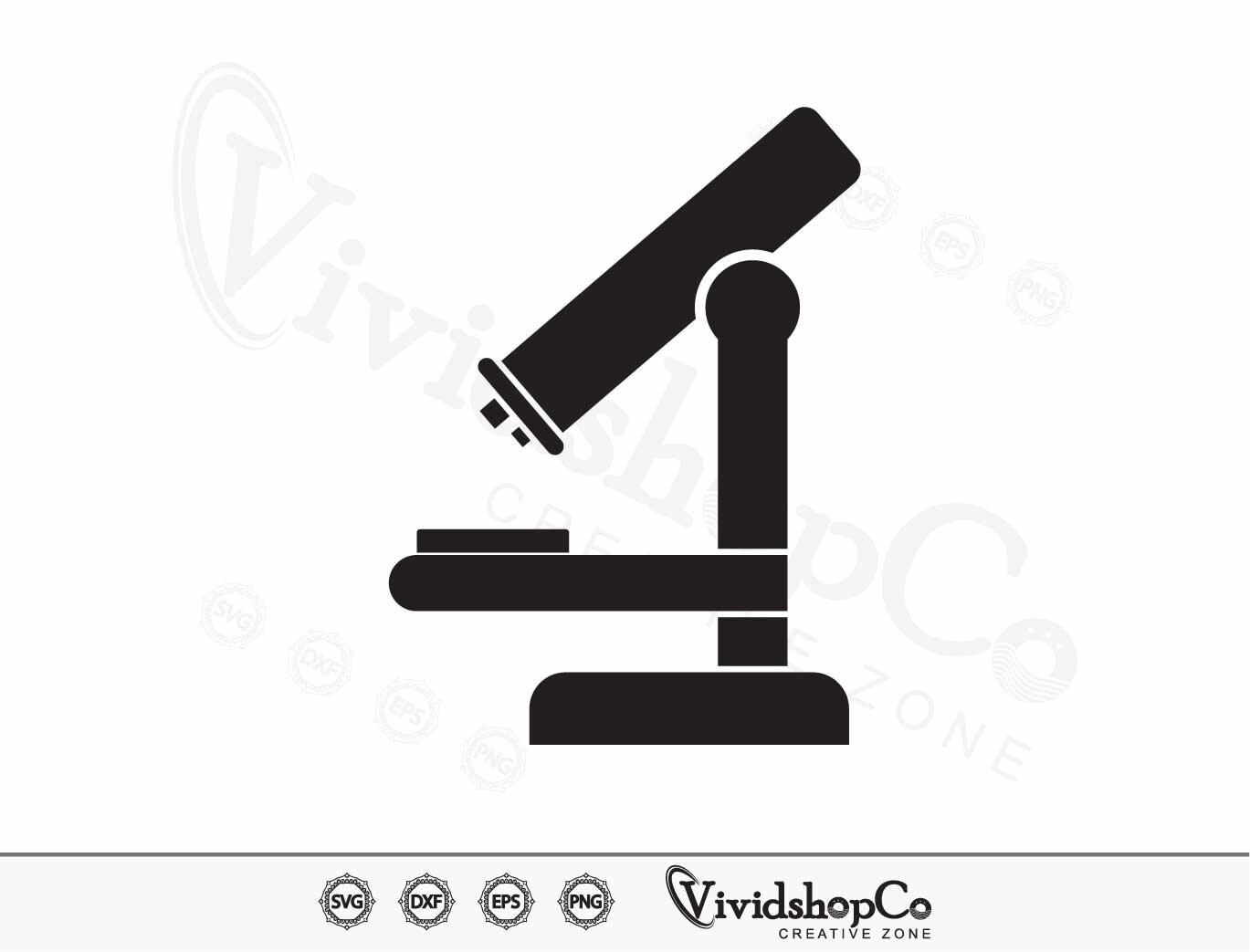 Microscopio SVG Laboratorio Svg ciencia Svg investigación - Etsy México