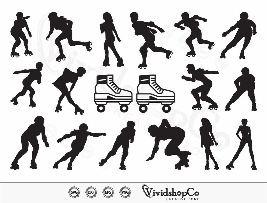 Roller Derby SVG, Roller Derby Girls Svg, Roller Skating Svg, Roller ...