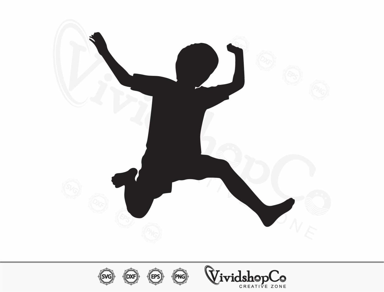 Kids Jumping SVG, Jumping Children Svg, Jumping Svg, Jump Svg, Clipart ...