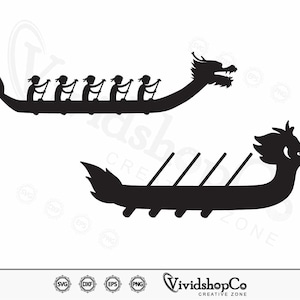 Dragon Boat SVG, Dragon Boat Festival, Dragon Boat Racing, Clipart, Cut ...