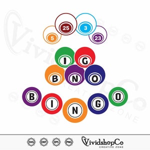 Bingo SVG, Bingo Balls Svg, Bingo Card Svg, Bingo Dauber Svg, Bingo ...