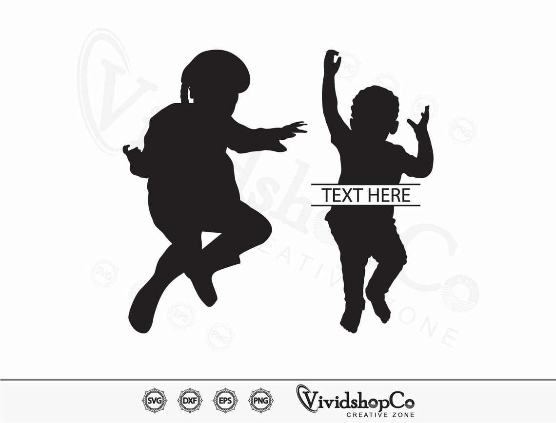 Kids Jumping SVG, Jumping Children Svg, Jumping Svg, Jump Svg, Clipart ...