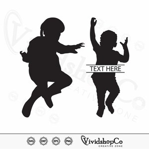Kids Jumping SVG, Jumping Children Svg, Jumping Svg, Jump Svg, Clipart ...