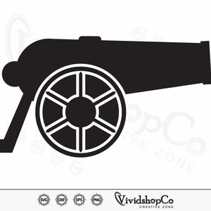 Cannon SVG, Military Weapon Svg, Cannon Clipart, Cannon Icon Svg ...