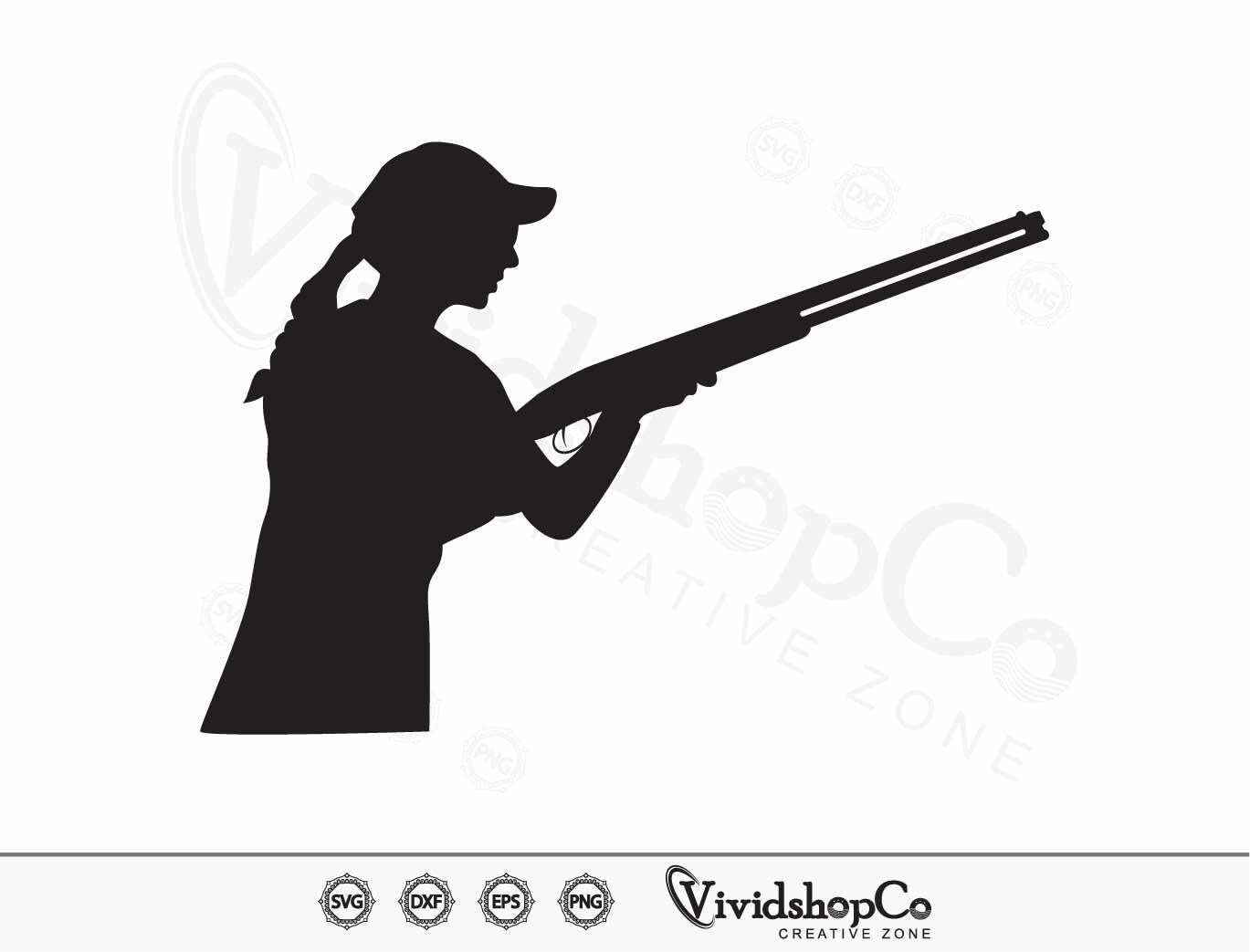 Skeet Shooter SVG, Shooting Svg, Hunting & Shooting, Trapshooting ...