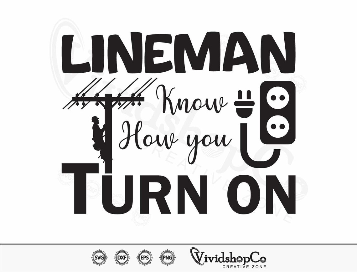 Lineman Electrician Svg, Lineman Svg, Electrician Svg, Clipart, Cut ...