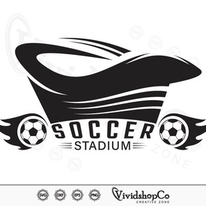 Soccer Stadium SVG, Stadium Svg, Clipart, Cut Files for Silhouette ...