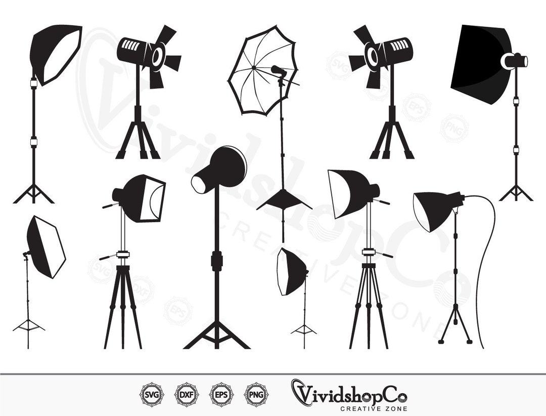 Studio Light SVG, Photography Lights Svg, Camera Lights Svg, Movie ...