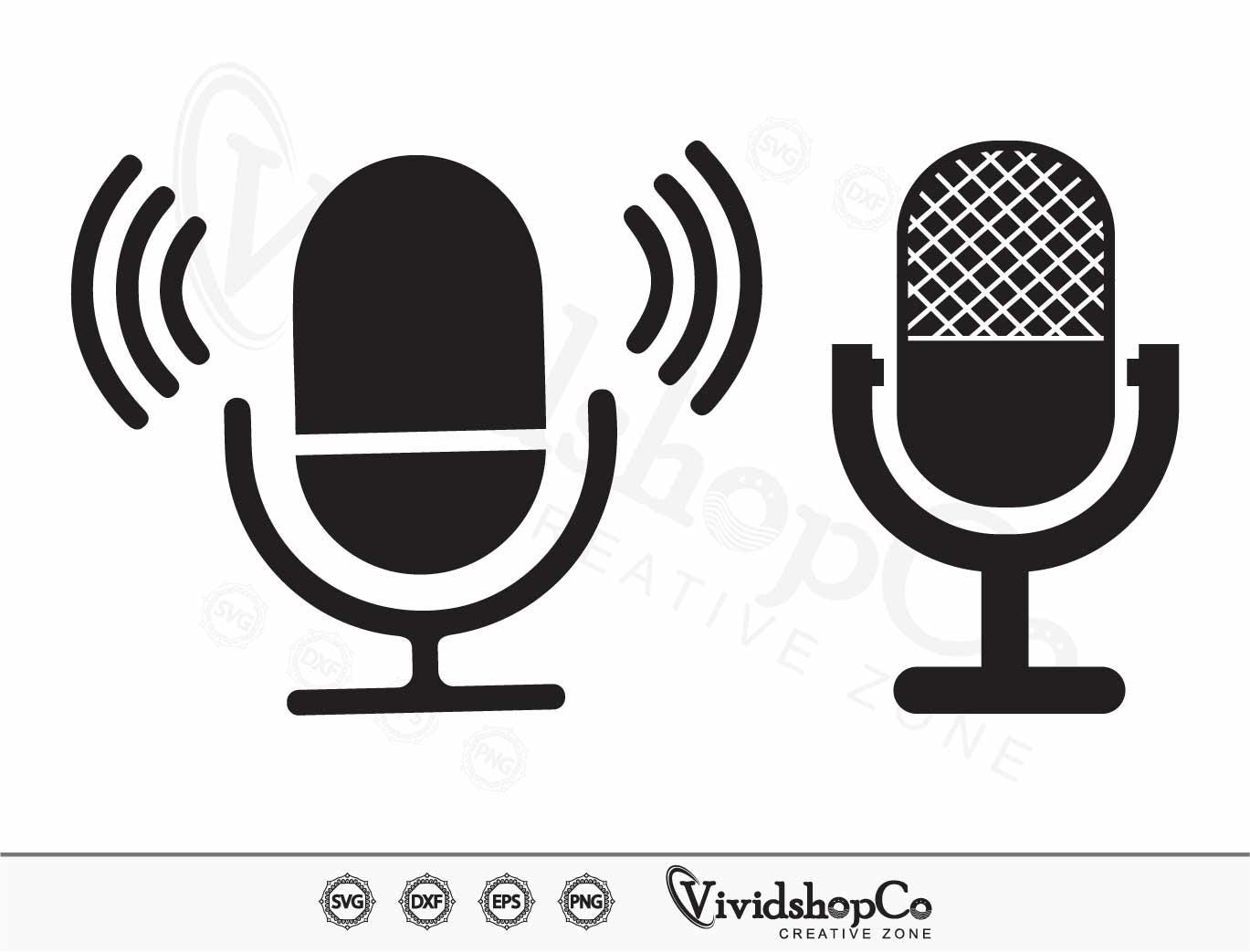 Mikrofon svg, Kopfhörer svg, Mic Stand svg, Musik svg, Clipart ...