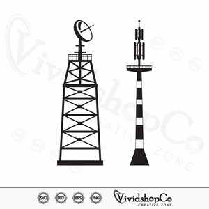 Antenna SVG, Tower Svg, Transmission Tower Svg, Wireless Tower Svg ...