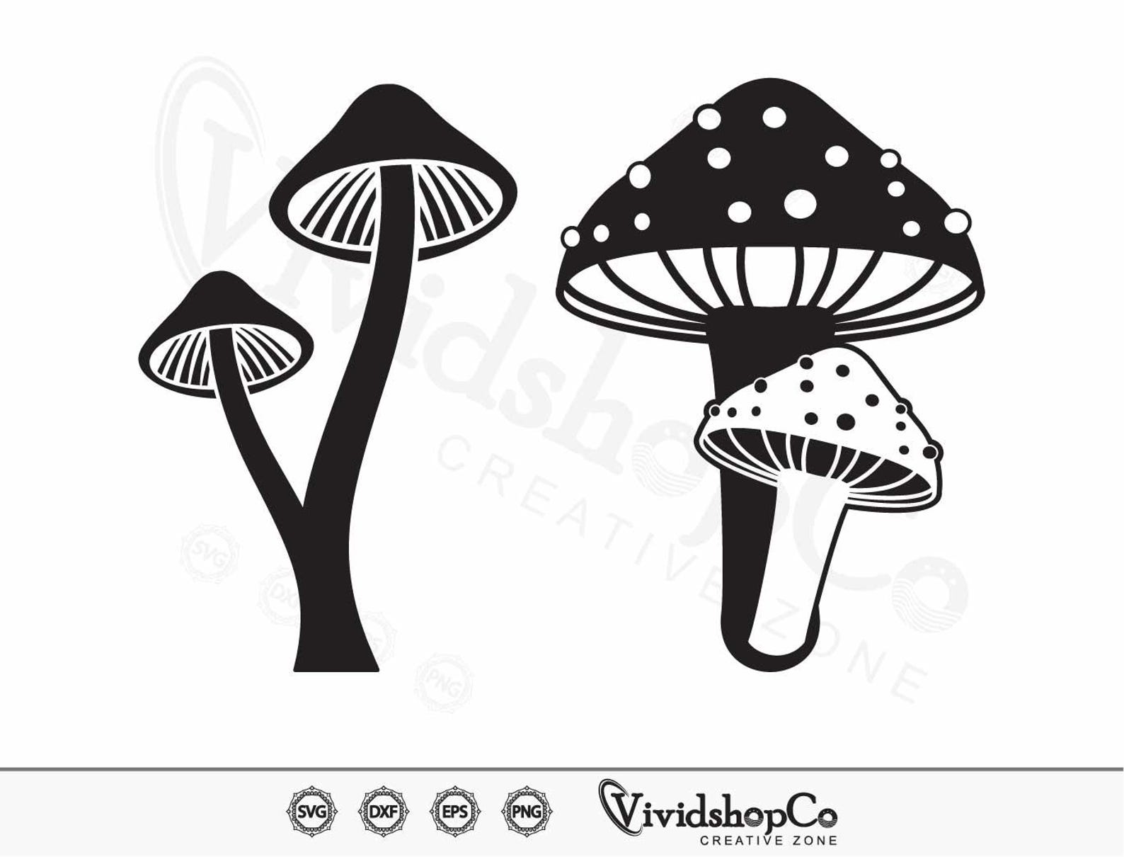 Mushroom SVG, Magic Mushroom Svg, Boho Svg, Cut Files for Silhouette ...