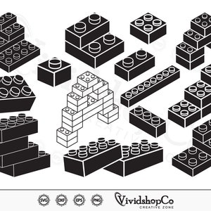 Building Blocks Svg, Bricks Svg, Building Svg, Cinder Block, Clipart ...