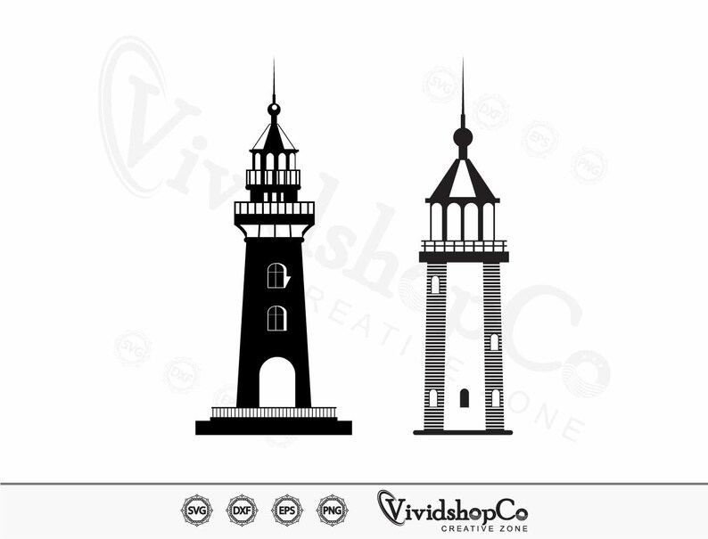 Lighthouse Svg Light House Svg Sea Svg/ Ocean Svg Clipart - Etsy