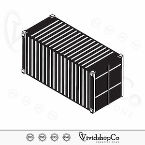 Shipping Container Svg, Shipping Svg, Container Svg, Shipping Container ...