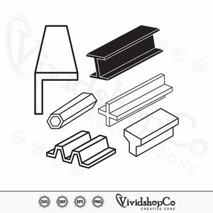 Steel Beam SVG, Construction, Building Svg, Ironworker Svg, Beam Svg ...