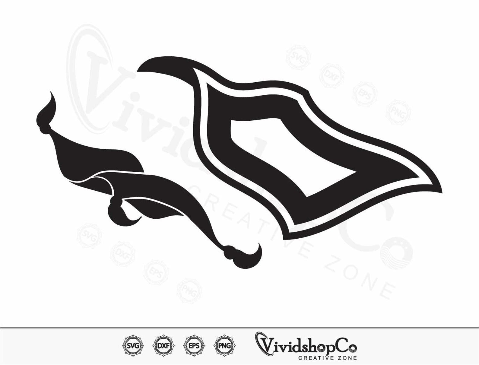 Magic Carpets SVG, Carpets Svg, Clipart, Cut Files for Silhouette ...