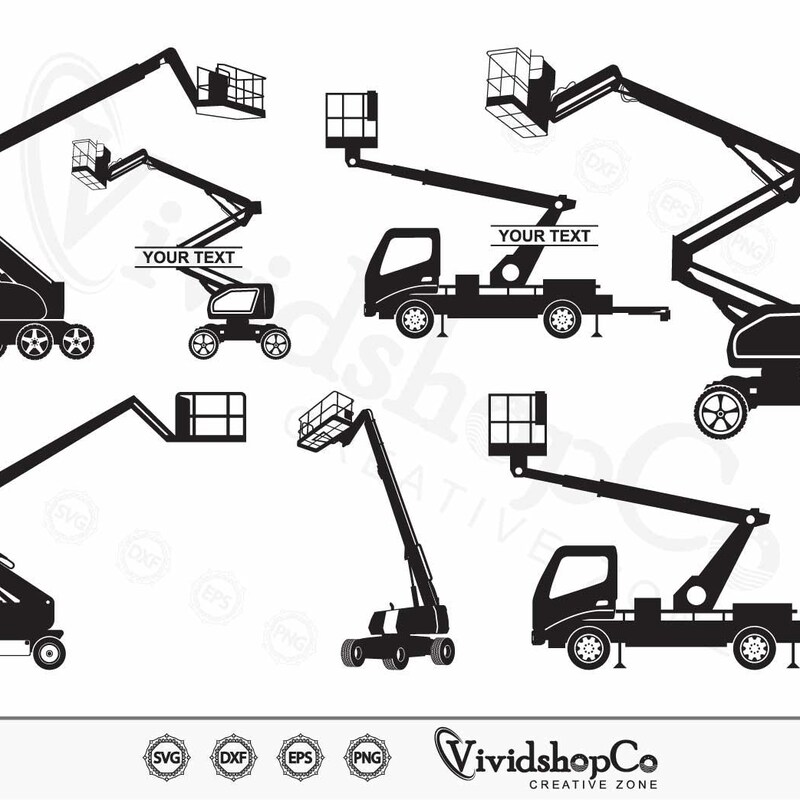 Crane Truck Svg - Etsy