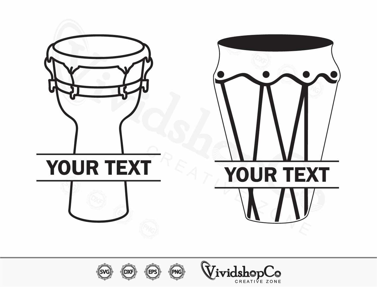 African Drum SVG, Tribal Drum Svg, Music Icon, Djemble Svg, Cut File ...