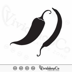 Chili Pepper SVG, Chili Svg, Hot Chili Svg, Hot Pepper Svg, Clipart ...