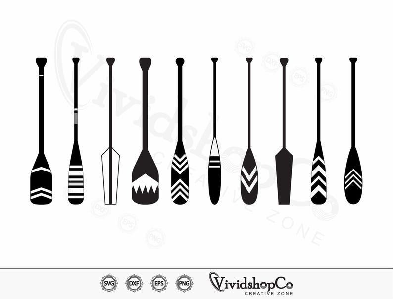Oars SVG, Oars Monogram, Straight Oars, Boat Oars Svg, Canoe Oars ...
