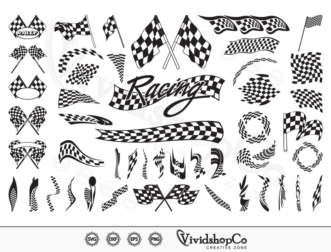 Racing Flags SVG, Race Flag Svg, Nascar Flag Svg, Race Car Flag Svg ...