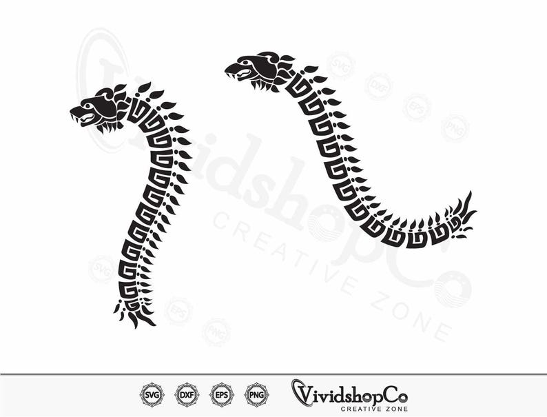 Quetzalcoatl SVG, Huitzilopochtli Svg, Aztec Svg, Clipart, Cut Files ...