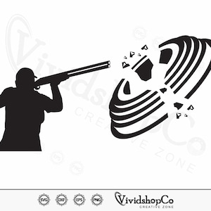Clay Target SVG, Cuttable Design, Trapshooting Svg, Skeet Shooting ...