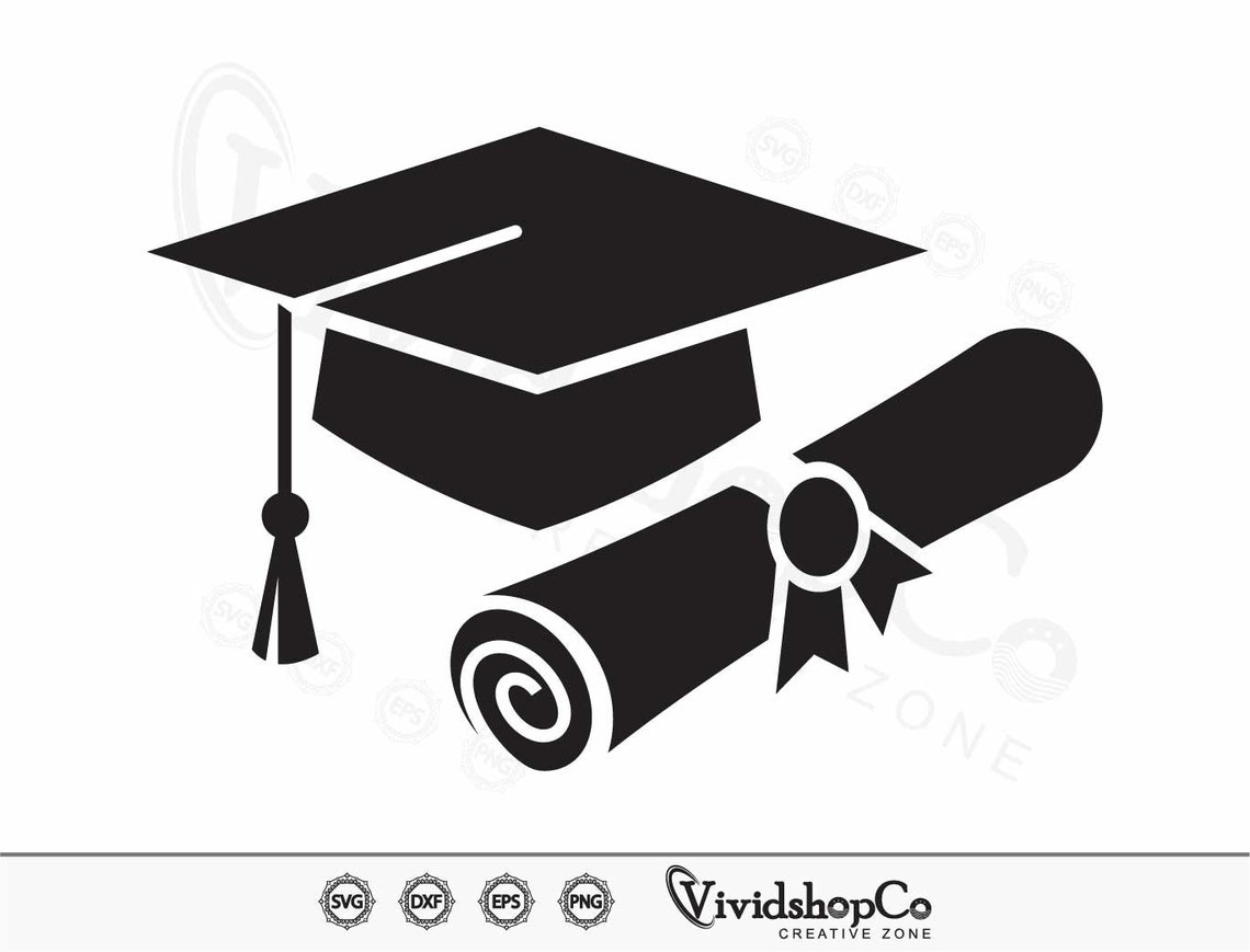 Graduation Cap Svg Graduate Svg Diploma Svg Degree Svg - Etsy