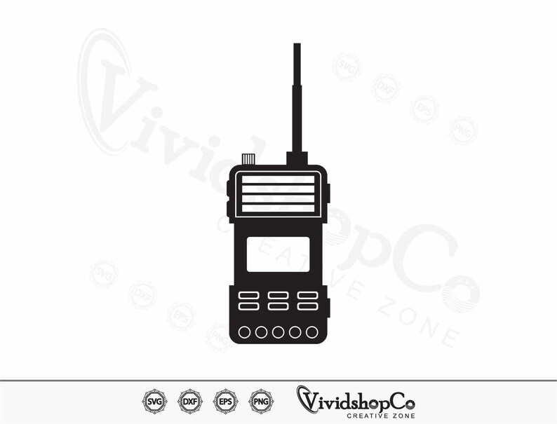 Walkie Talkie SVG Communication Radio Svg Portable Radio - Etsy