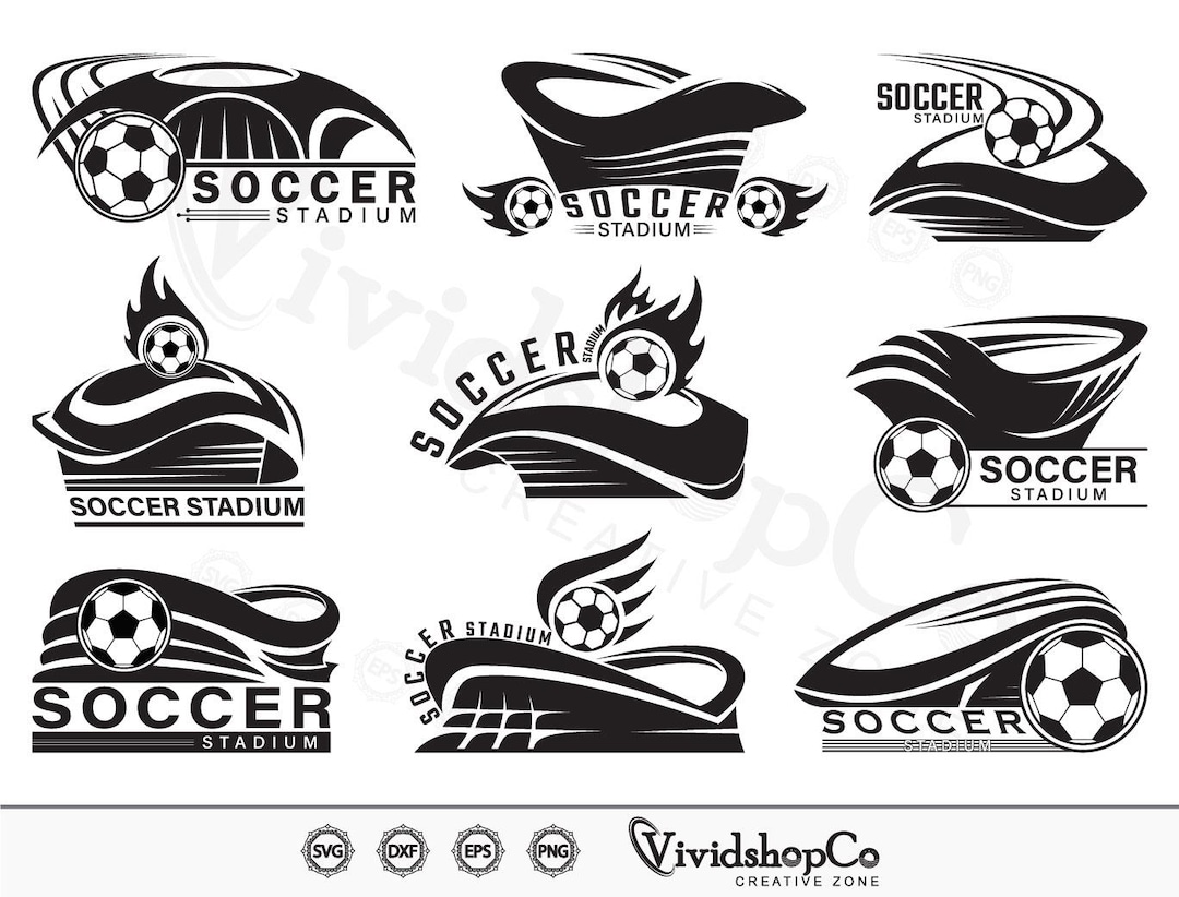 Soccer Stadium SVG, Stadium Svg, Clipart, Cut Files for Silhouette ...