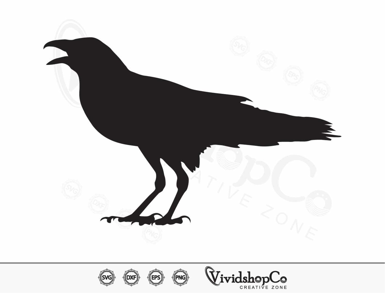 Corbeau SVG, svg Corbeau, des cliparts, des fichiers coupés pour la ...
