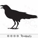 Corbeau SVG, svg Corbeau, des cliparts, des fichiers coupés pour la ...