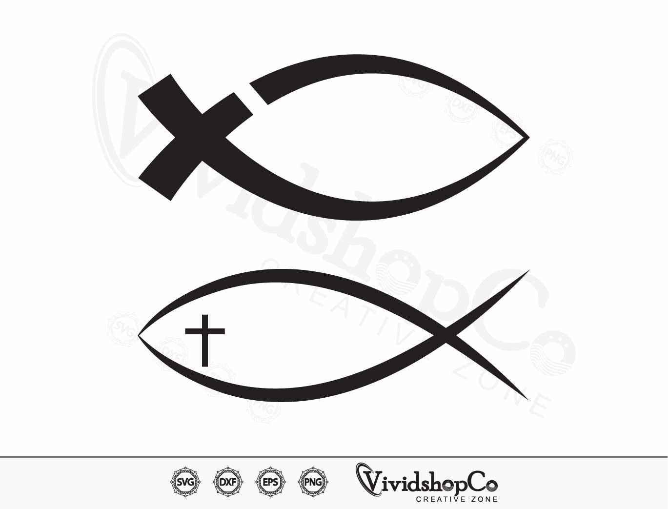 Christian Fish SVG, USA Christian Fish, Jesus Fish Svg, Christian Svg ...