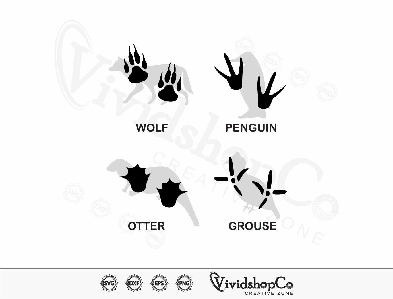 Tier Fuß Druck svg, Fußabdruck svg, Fuß svg, Füße svg, Clipart Vektor ...