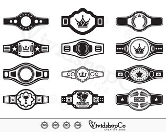 Boxing Belt Drawing