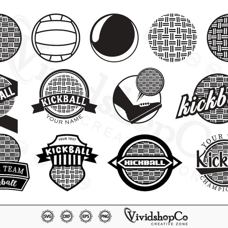 Kickball Clipart - Etsy